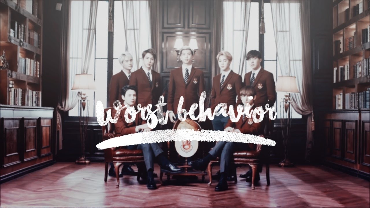 BTS Worst behavior (HIGH SCHOOL AU) - YouTube