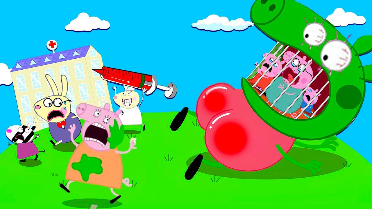 Giant Zombies Surround Peppa's City🧟‍♀️🧟| Peppa Pig Funny Animation ...