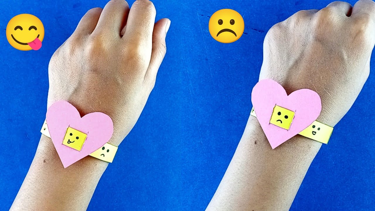how to make paper bracelet || diy paper bracelet || how to make ...