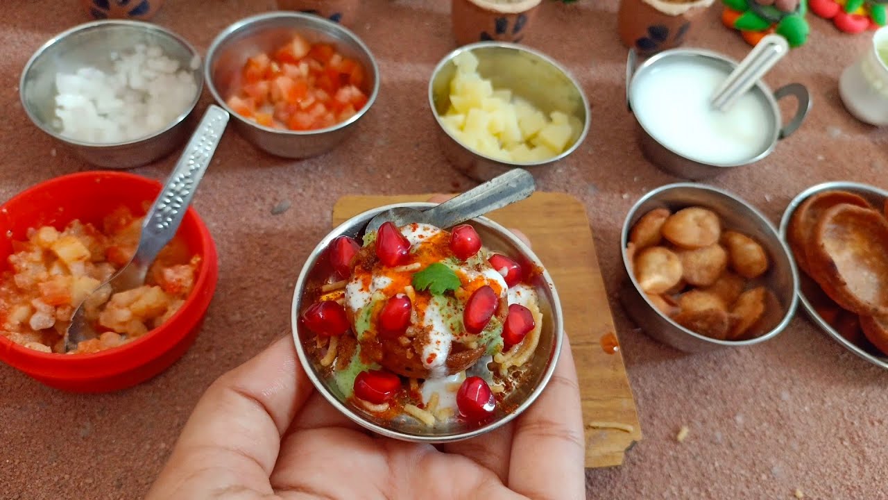 miniature trendy katori chaat | new recipe | Chhota Rashoighar | mini ...