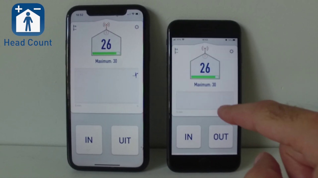 Head Count - App to Count Visitors, Synchronised - YouTube