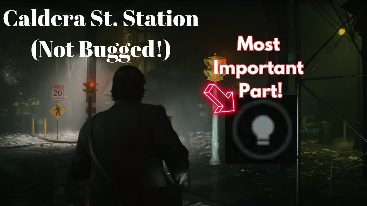 How To Get Into Caldera St. Station (Bug?) - Alan Wake 2 - YouTube