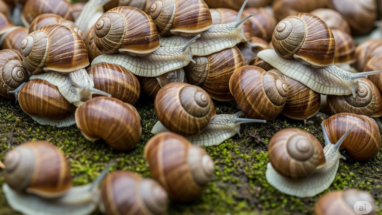 univelling the secret life of Snail Nature's Tiny Marvels - YouTube
