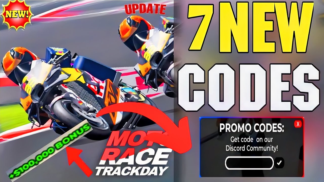 ⚠️UPDATE💥|CODES| MOTO TRACKDAY PROJECT ROBLOX CODES- CODES FOR MOTO ...