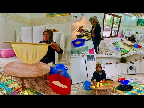 PRATİK LEZZET DOLU SU BÖREĞİ TARİFİ 💯 EL AÇMASI BÖREK 💫 YENİ KÖY EVİMİZDE PRATİK SABAH KAHVALTISI