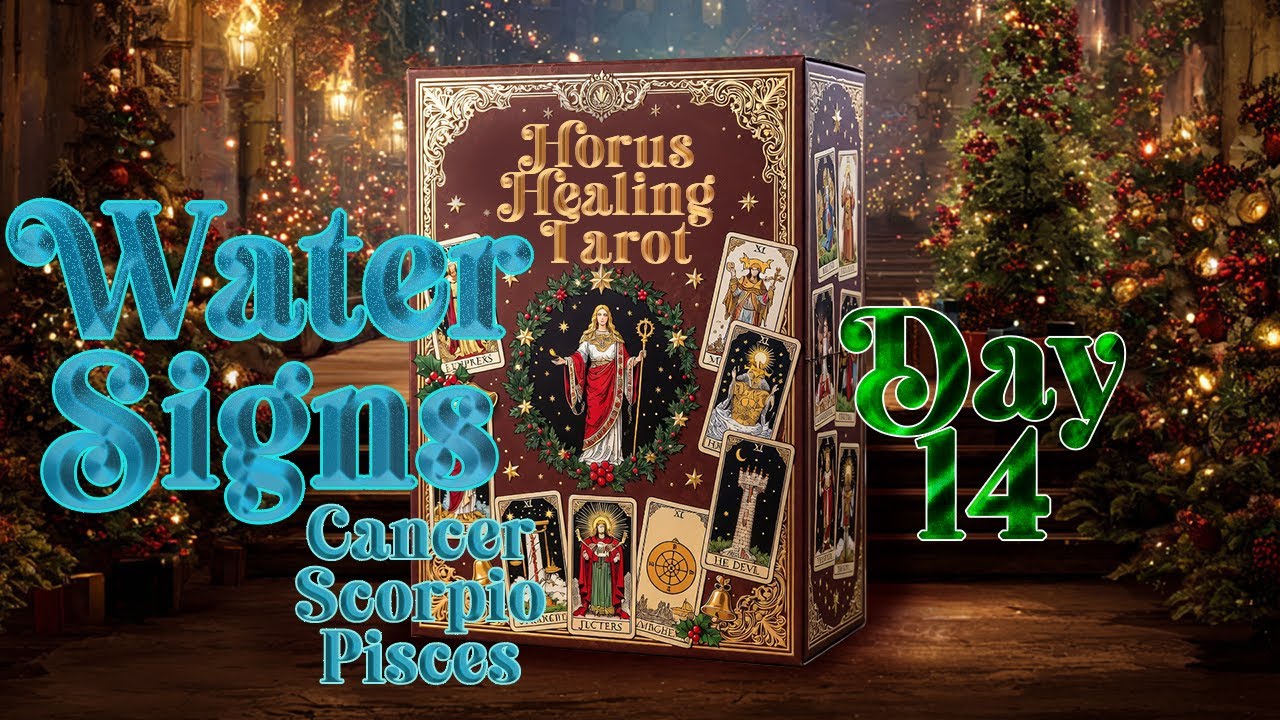 HHT – 🎄AD 2025🎁 – 🌊Water Signs 🌊🦀Cancer ♋ 🌊🦂Scorpio ♏ 🌊🐟Pisces ♓Day 14 ...