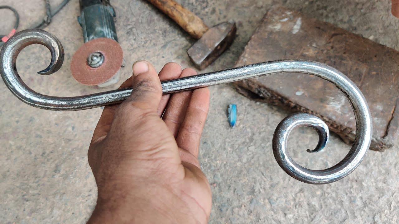 Without Heating Perfect Iron banding Usefull trick लोहे मोडने का तारिका ...