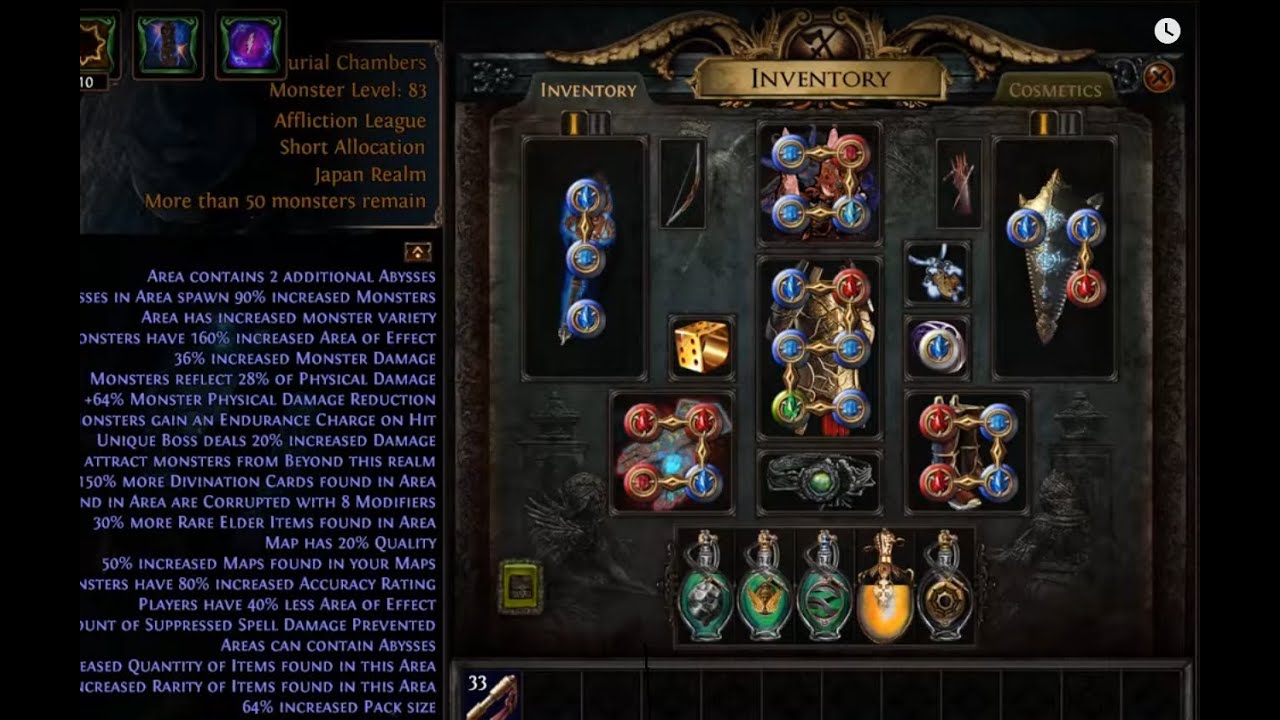 Path of Exile 3.23 Inquisitor PenanceBrand Half MF - YouTube