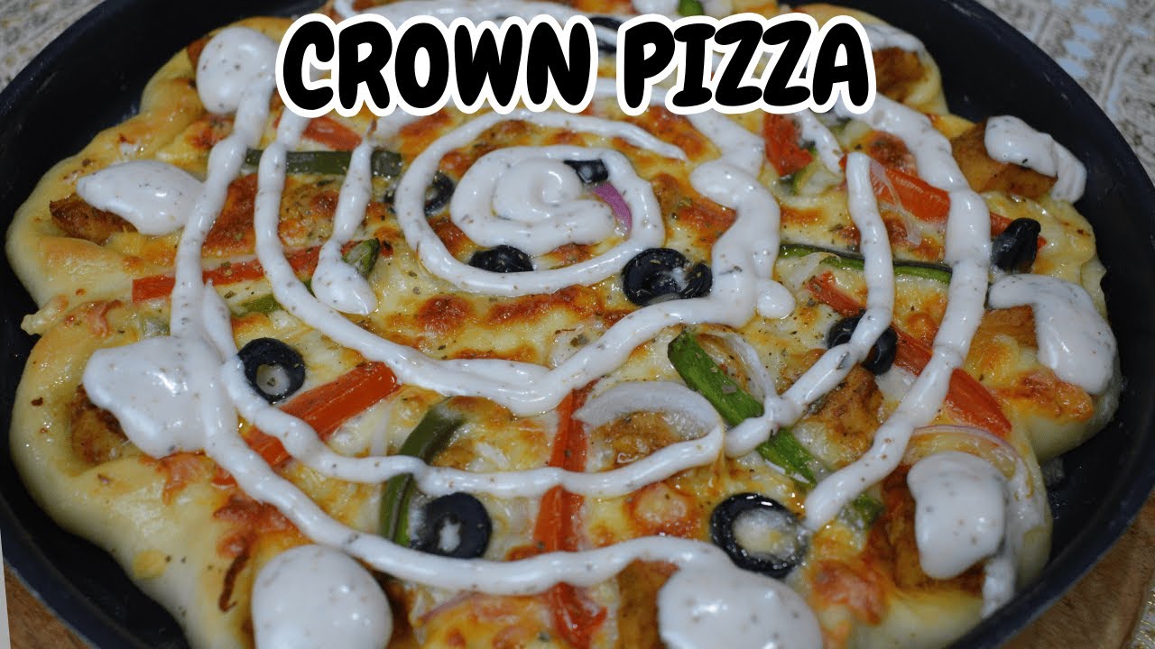 CHEEZIOUS CROWN CRUST PIZZA RECIPE | DELICIOUS PIZZA RECIPE BY DESI ...