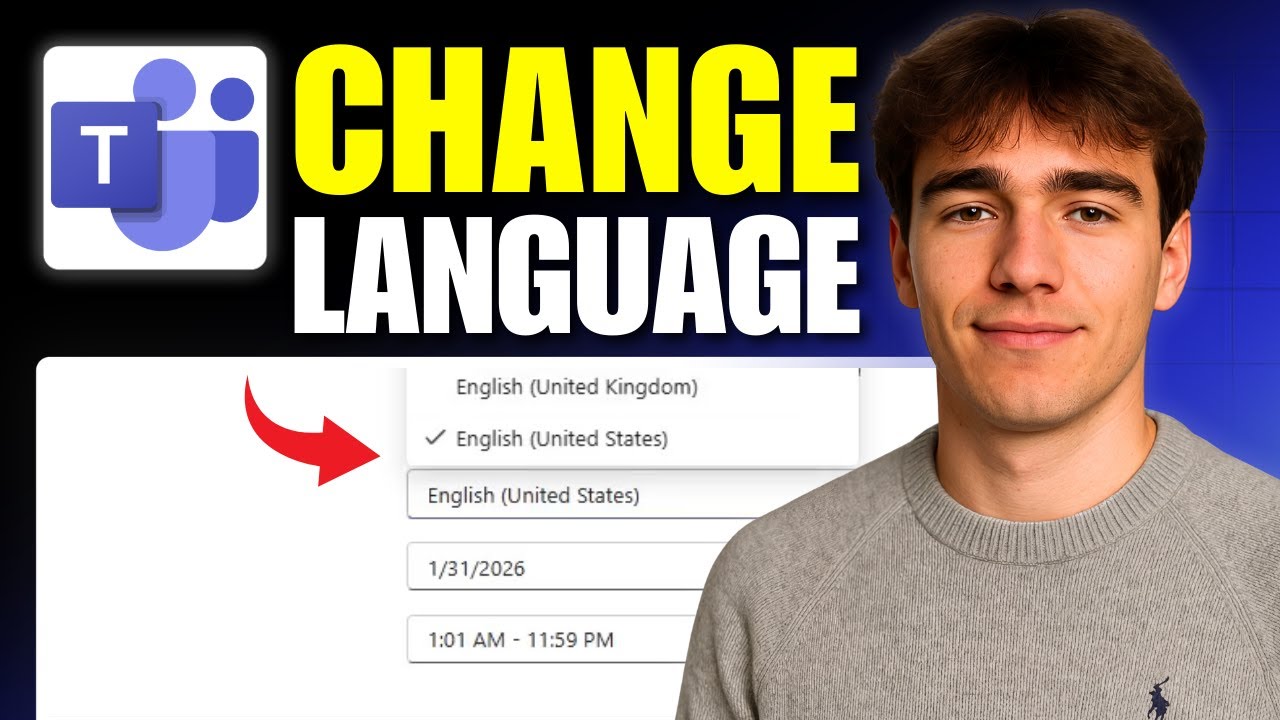 How To Change Microsoft Teams Language (Tutorial 2026) - YouTube