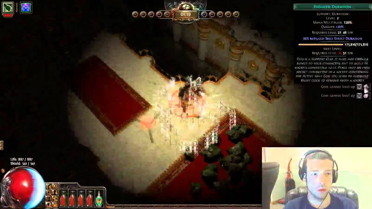 Path of Exile Low Level PVP (EK vs Melee) - YouTube