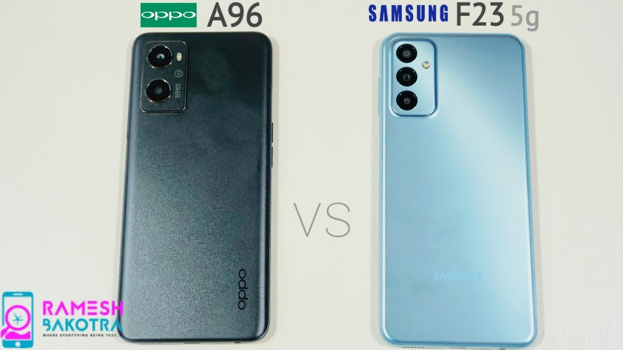 Oppo A96 vs Samsung Galaxy F23 5G Speed Test and Camera Comparison ...