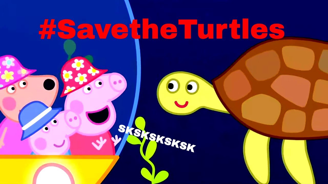 Peppa Pig Full Episodes | Peppa Saves the Turtles!!! | Kids Videos ...