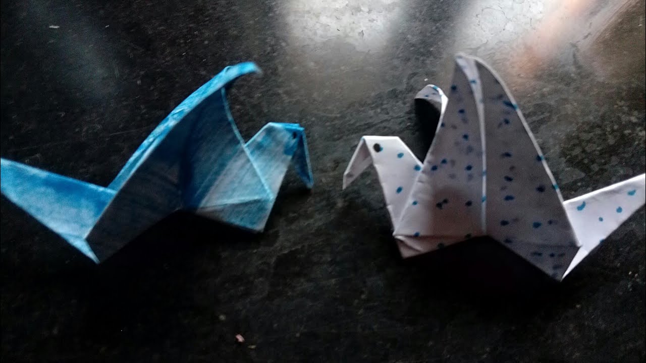 How to make Origami flying bird step by step - YouTube