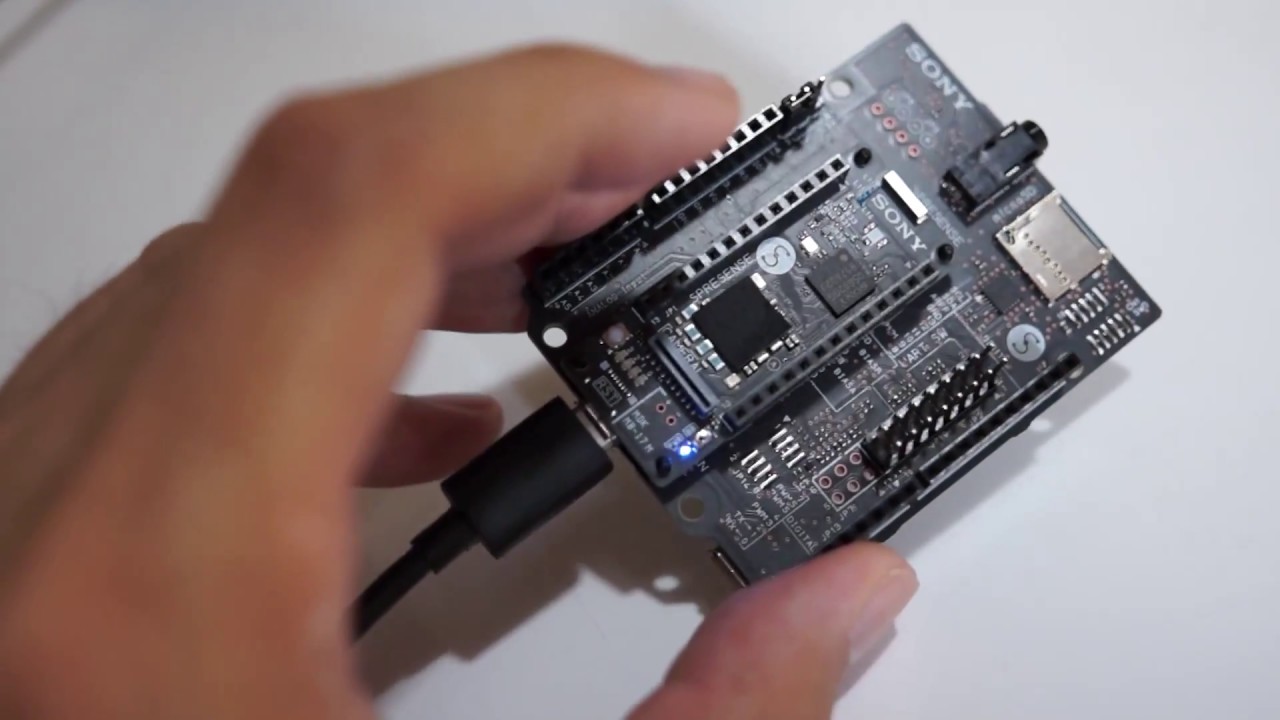 SONY Spresense - first boot - YouTube