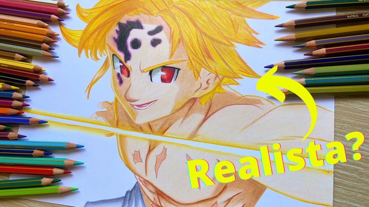 Desenhando o Meliodas Full Counter - Os Sete Pecados Capitais - YouTube