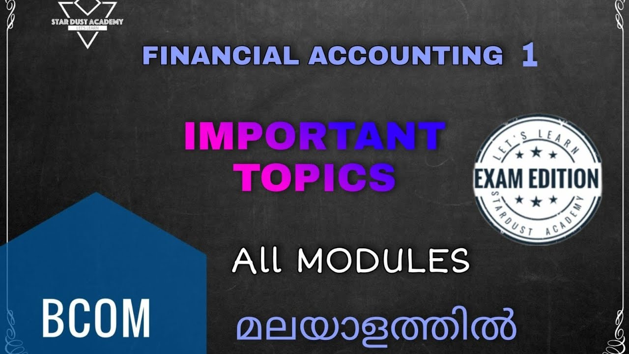 Financial Accounting 1 Important Topics Covering All Modules financial-accounting-1-important-topics-covering-all-modules