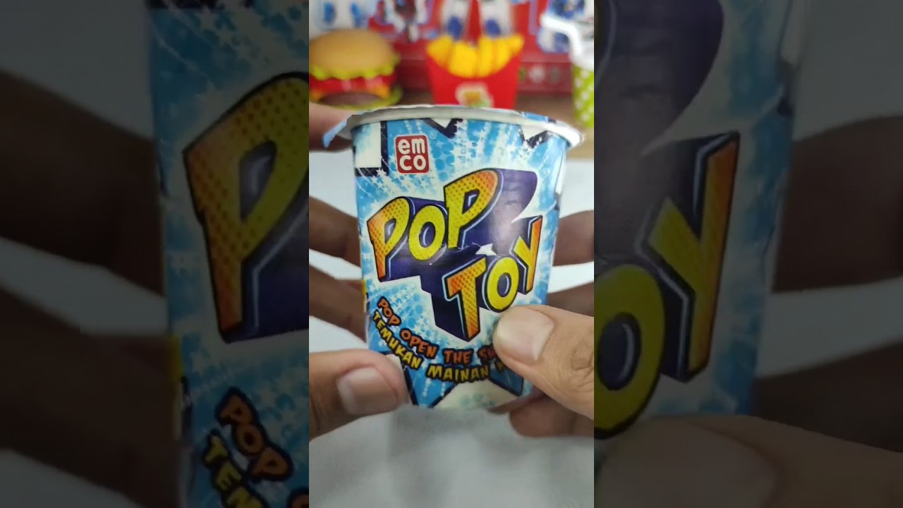 Unboxing Emco Pop Toy Biru Kemasan Lama Berisi Mainan Kejutan! - YouTube