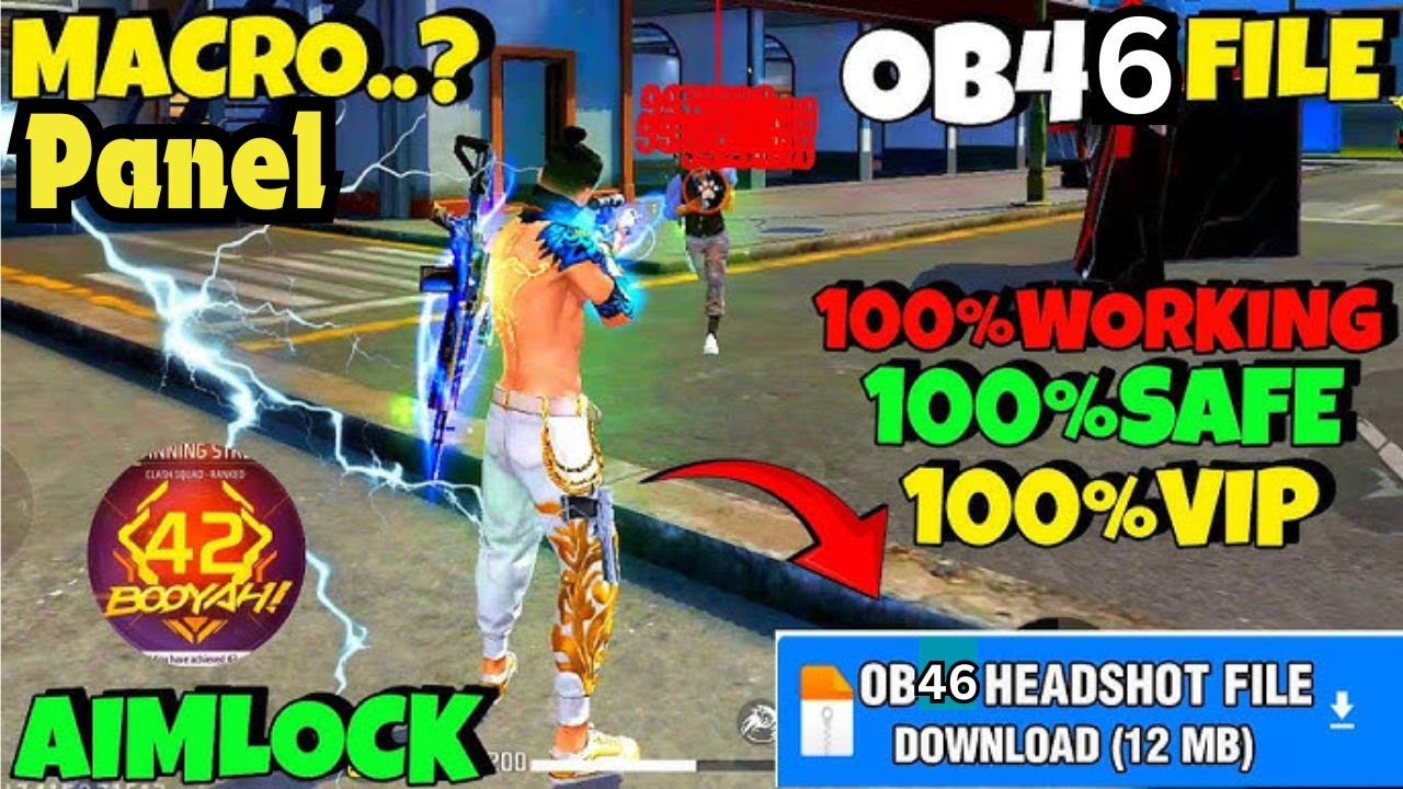 Best panel in free fire for android || ob46 update panel in ff & ff max ...