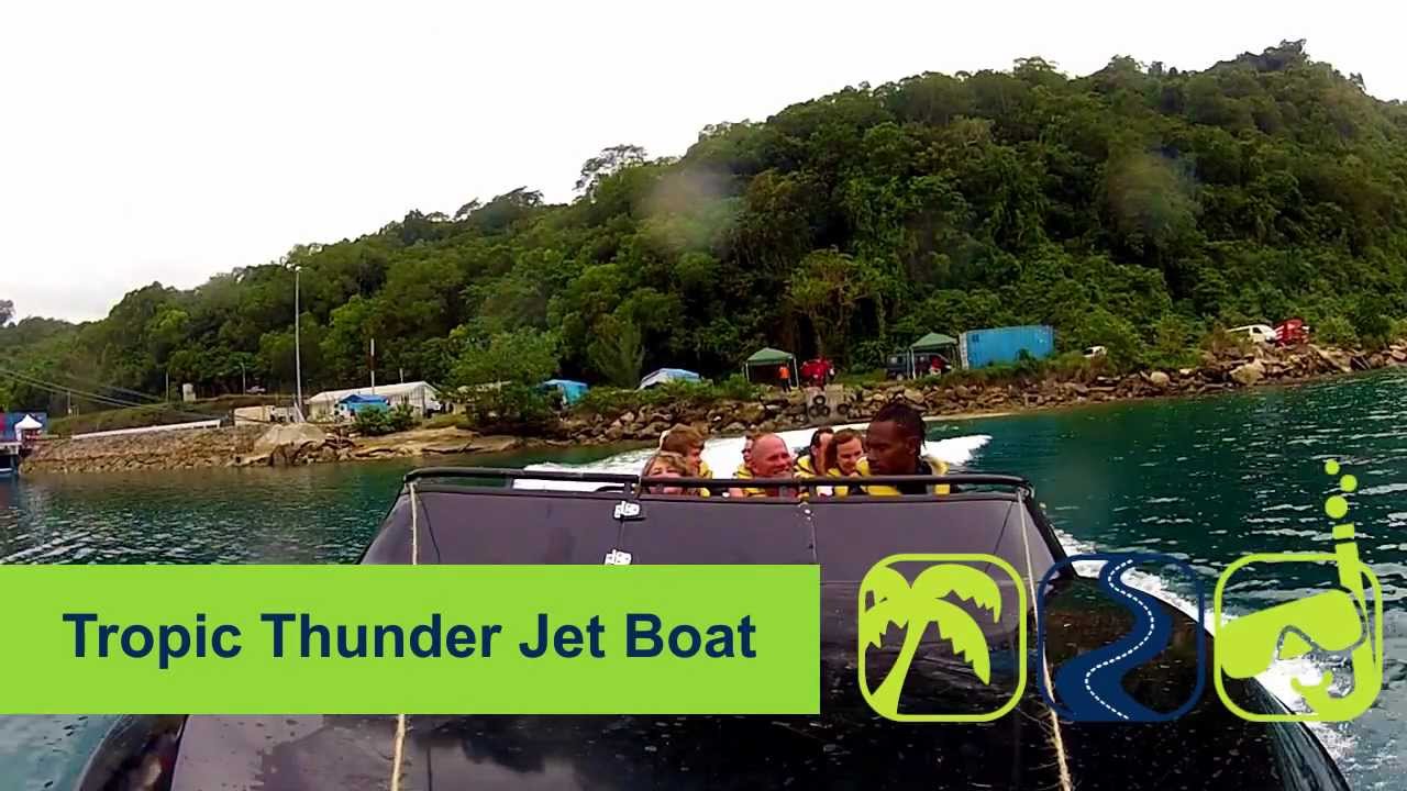 Vanuatu Tropic Thunder Jetboat - Vanuatu - The Tour Shop - YouTube