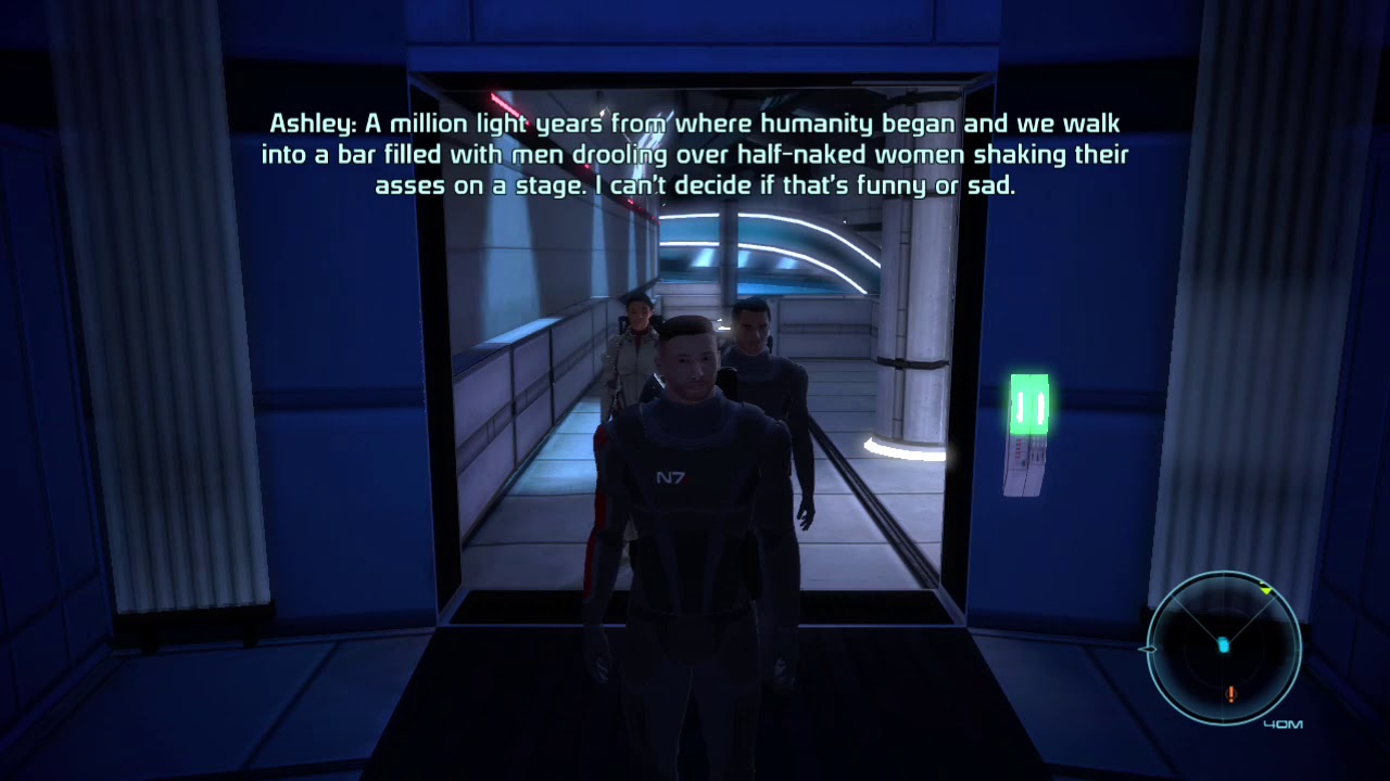 Mass Effect: Ashley & Kaidan Squad Banter On Chora's Den. - YouTube