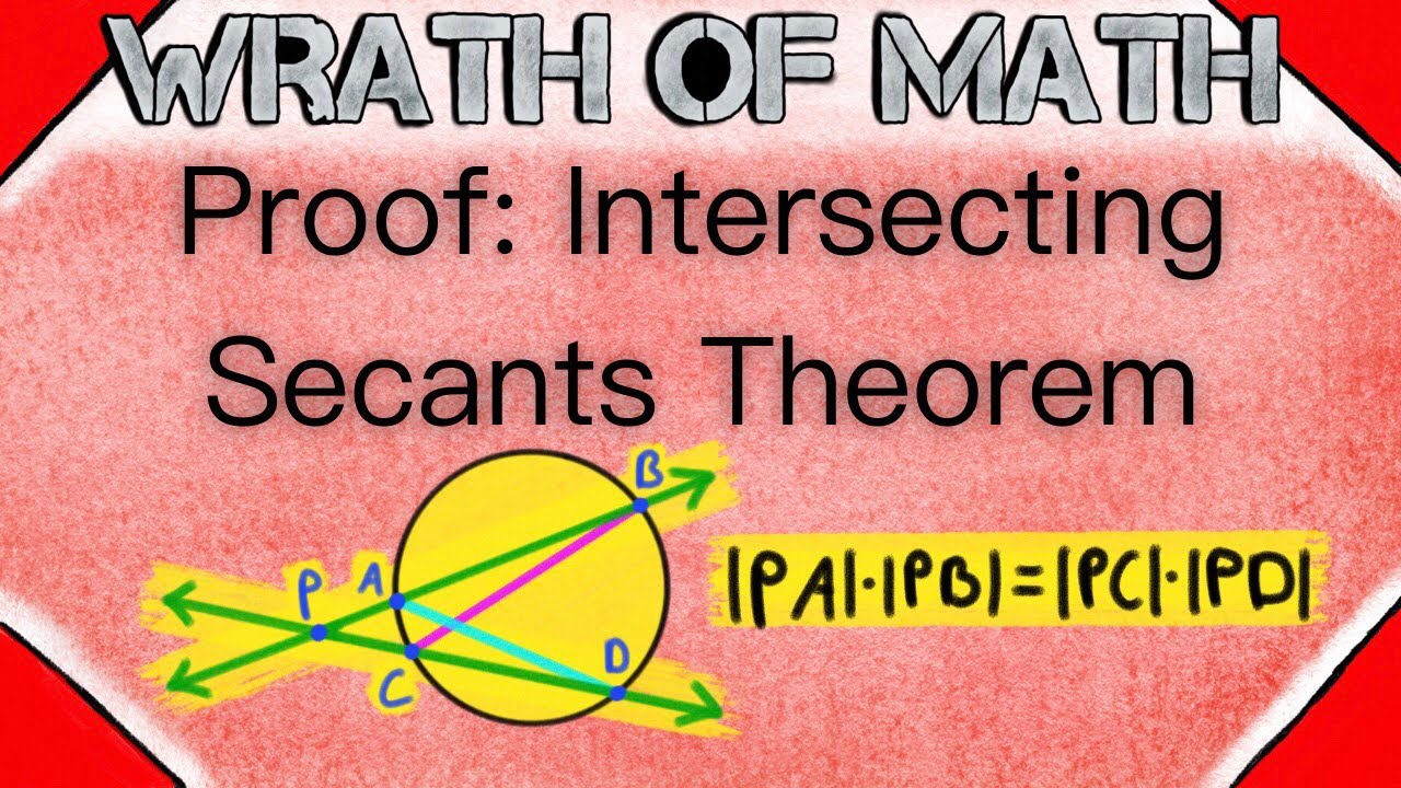 Proof: Intersecting Secants Theorem (Secants Intersecting Outside a ...