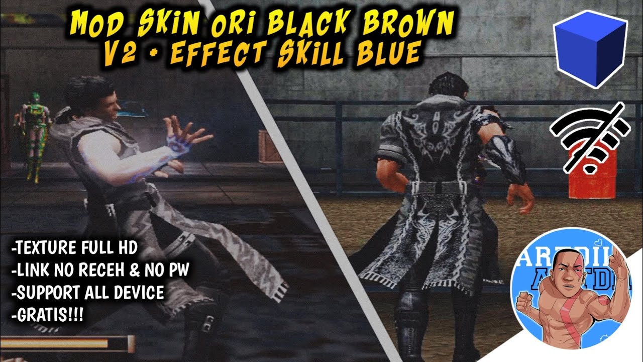 MOD TEXTURE SKIN BLACK V2 UNTUK GENE - GOD HAND AETHERSX2 / PCSX2 - YouTube