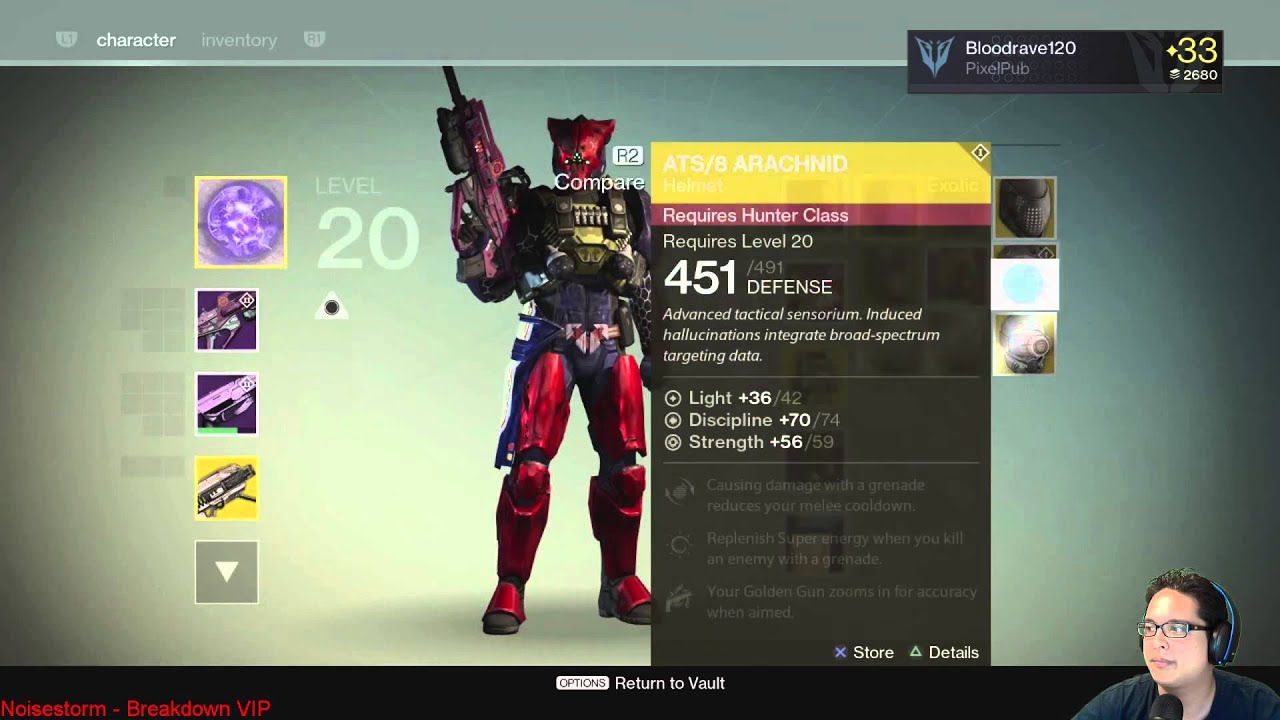 Destiny: Unlock 13 Exotic Helmet Engrams! The Ram! Eternal Warrior ...