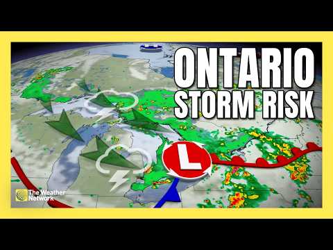 Widespread thunderstorm risk on Thursday for southern Ontario | #forecast