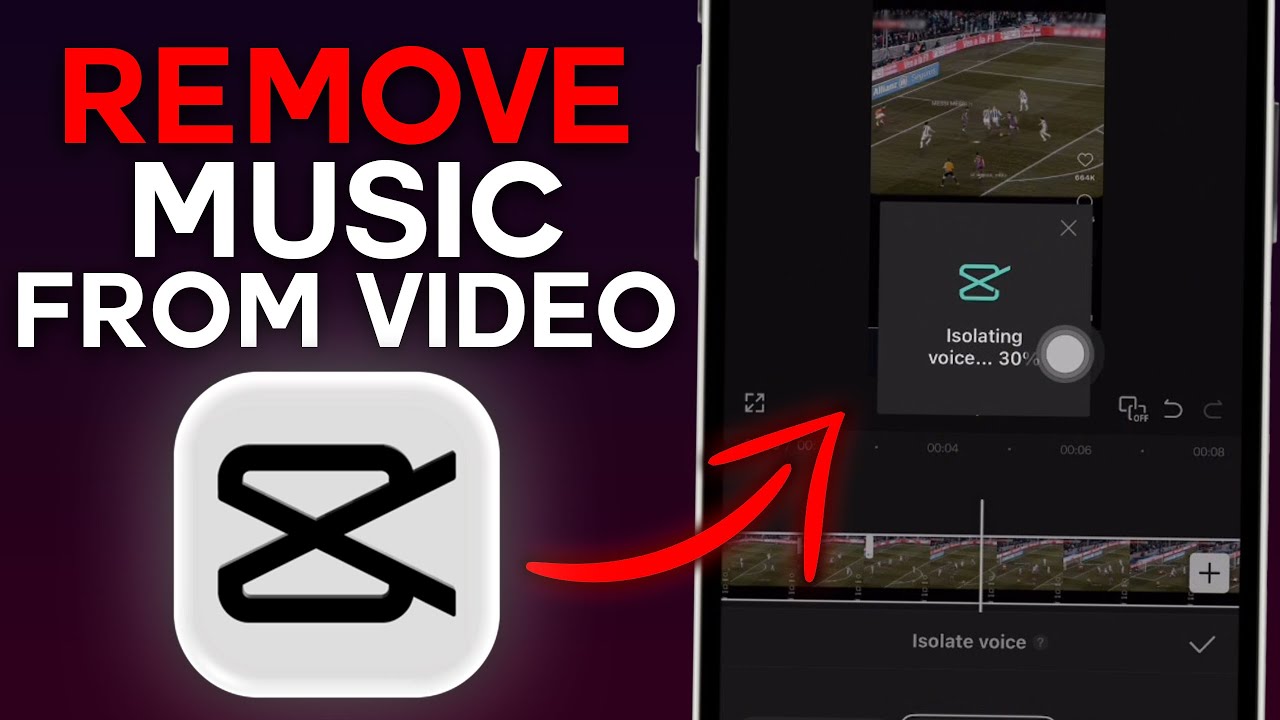 How to Remove Music from Video But Keep Voice on CapCut - YouTube