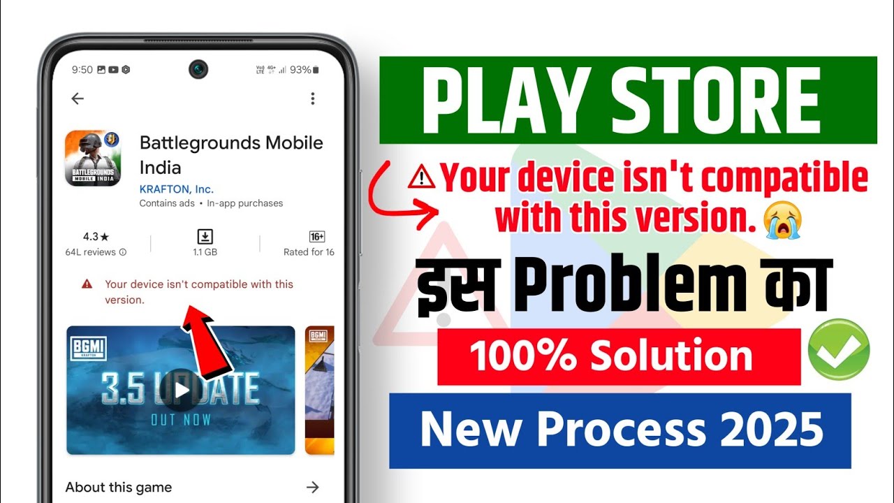 Fix your device isn't compatible with this version android | fix device ...