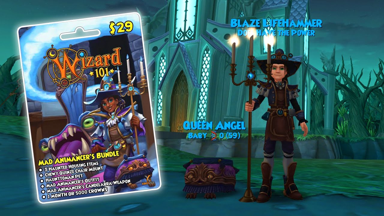 Wizard101: NEW Mad Animancer's Bundle! - Reviewing ALL Items - YouTube