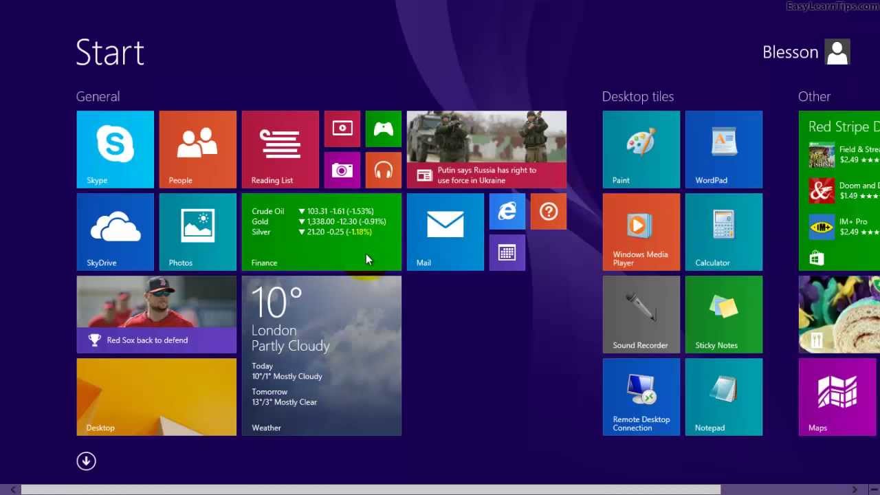 Windows 8.1 Basics - How to remove a Tile from Start Screen - YouTube