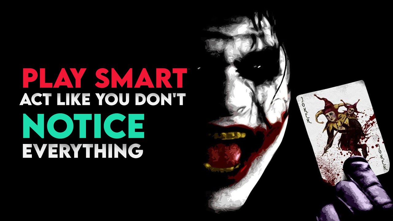 Play smart | Joker Attitude Quotes | Premium Motivation - YouTube
