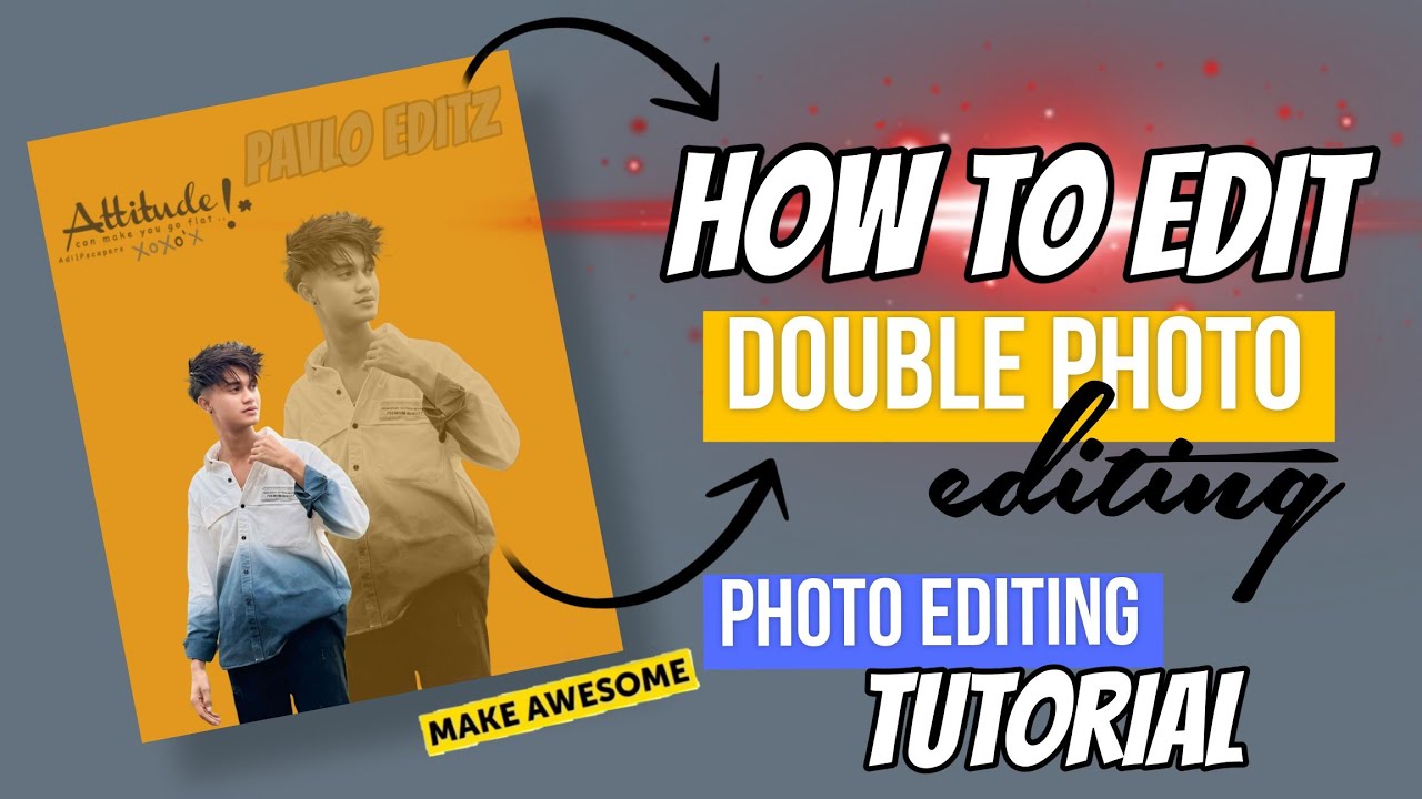 How to edit double roll photo editing| new viral photo editing| PicsArt ...