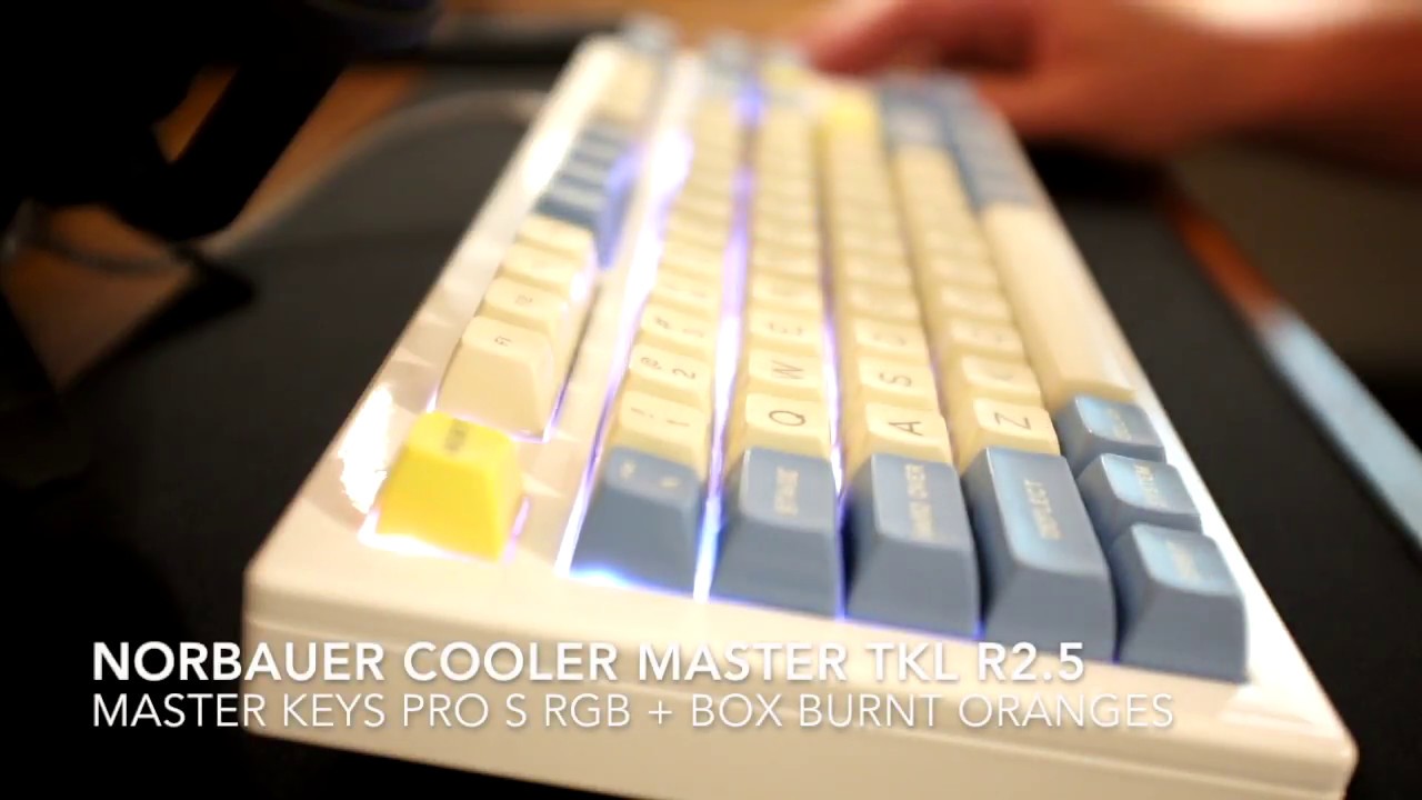 Cooler Master Pro S RGB with Norbauer Space Station White TKL case ...