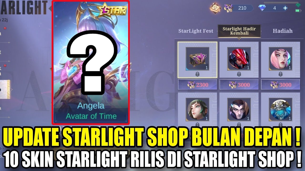 UPDATE STARLIGHT SHOP BULAN DEPAN ! 10 SKIN STARLIGHT BARU DI STARLIGHT ...