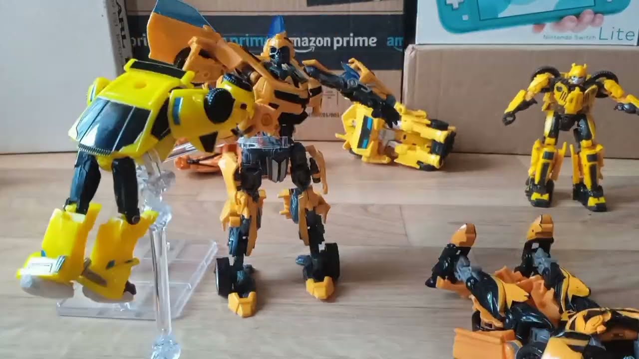 Transformers Stop motion Bumblebee vs Bumblebee vs Bumblebee En VF ...