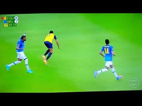EXPULSÃO DE EMERSON ROYAL HOJE - Equardor 0 x 1 Brasil | ELIMINATÓRIAS DA COPA DO MUNDO 27/01/2022