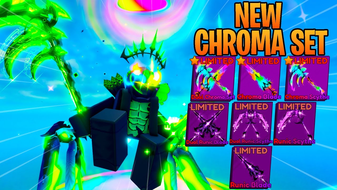NEW CHROMA AND RUNIC LIMITED In Roblox Blade Ball - YouTube