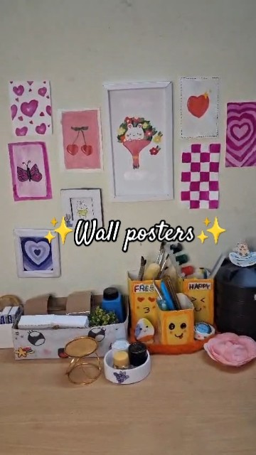 DIY wall posters at home #wallposter - YouTube