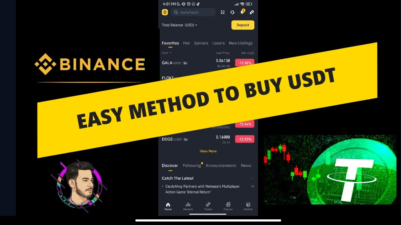 EASY METHOD TO BUY USDT IN BINANCE | BASIC CRYPTO COURSE | CRYPTO WITH AZHER KHAN - YouTube