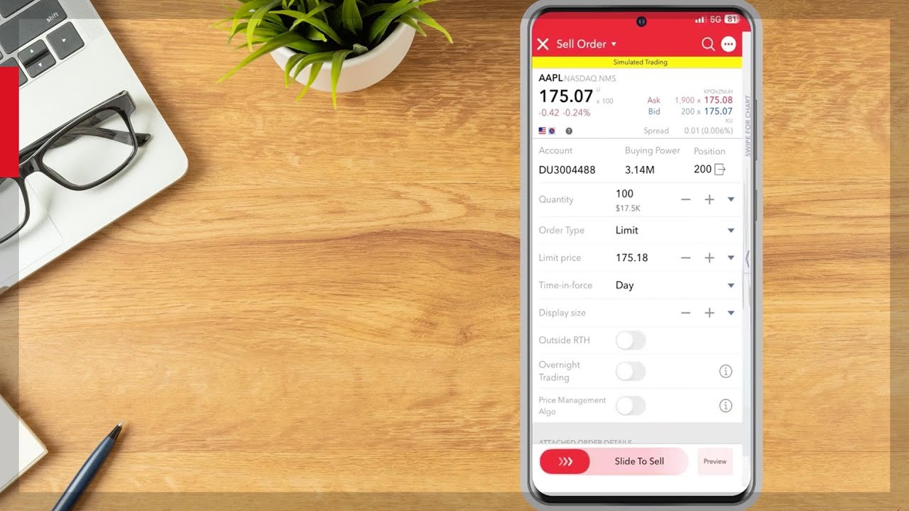 Trading Using IBKR Mobile on the iPhone - YouTube