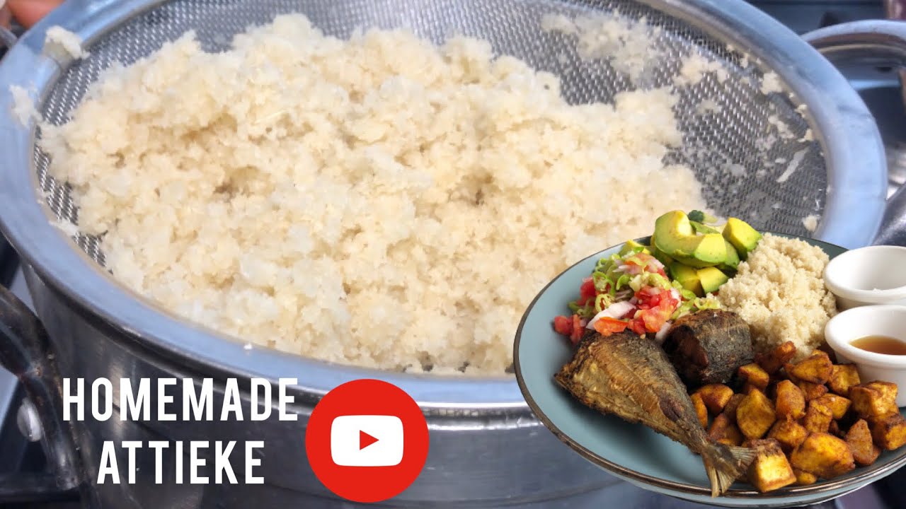 Atiekke/Akyeke in 10 minutes ||Easy Method || Tasty||Step by Step ...