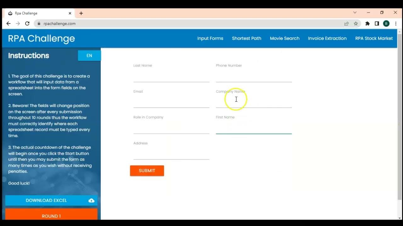 RPA Challenge - YouTube