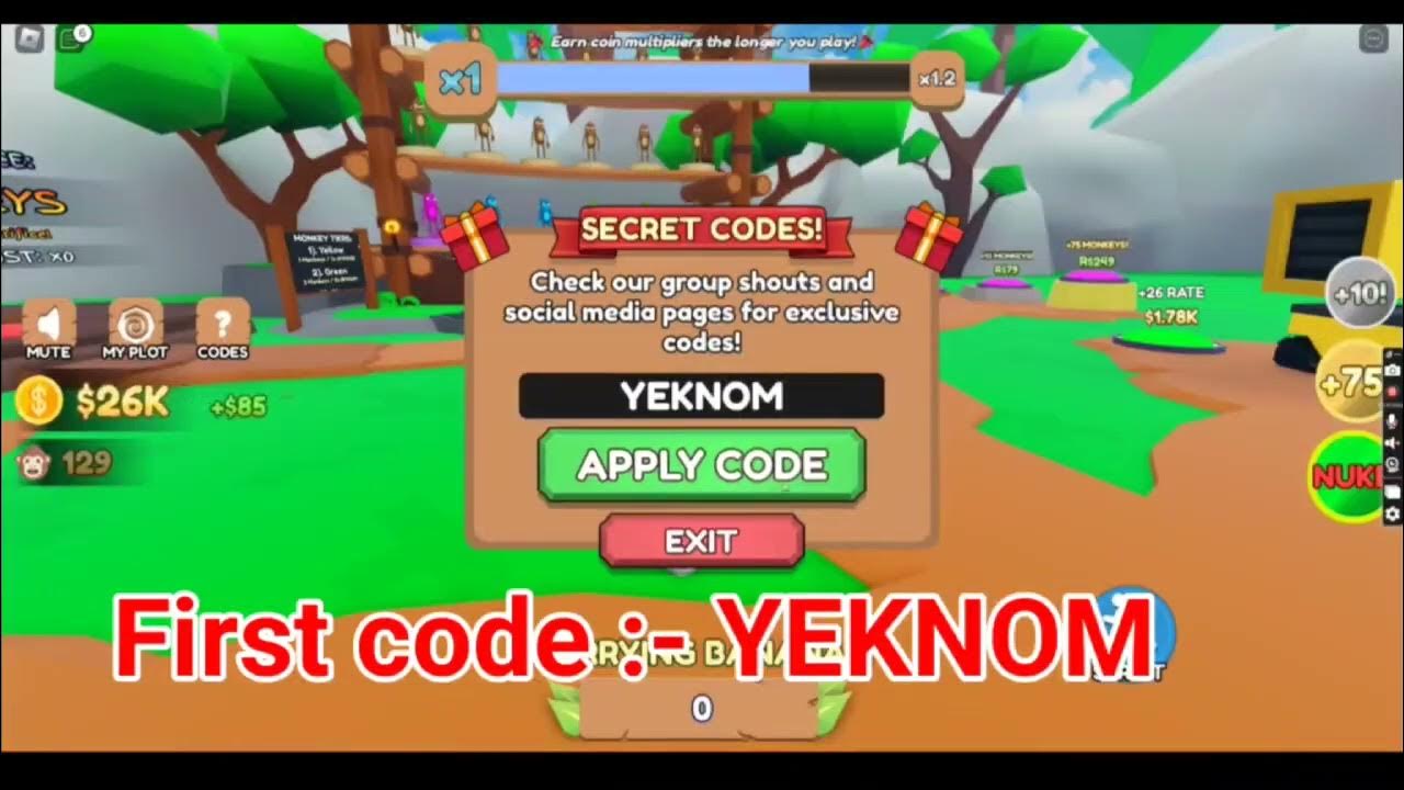 All *Latest* Monkey Tycoon Codes (February 2023) - YouTube