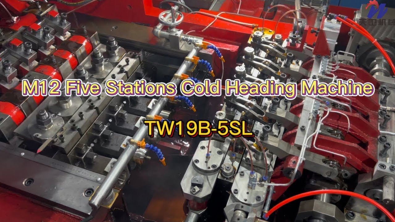 M12x150mm Five Die Five Blow Parts Former - YouTube
