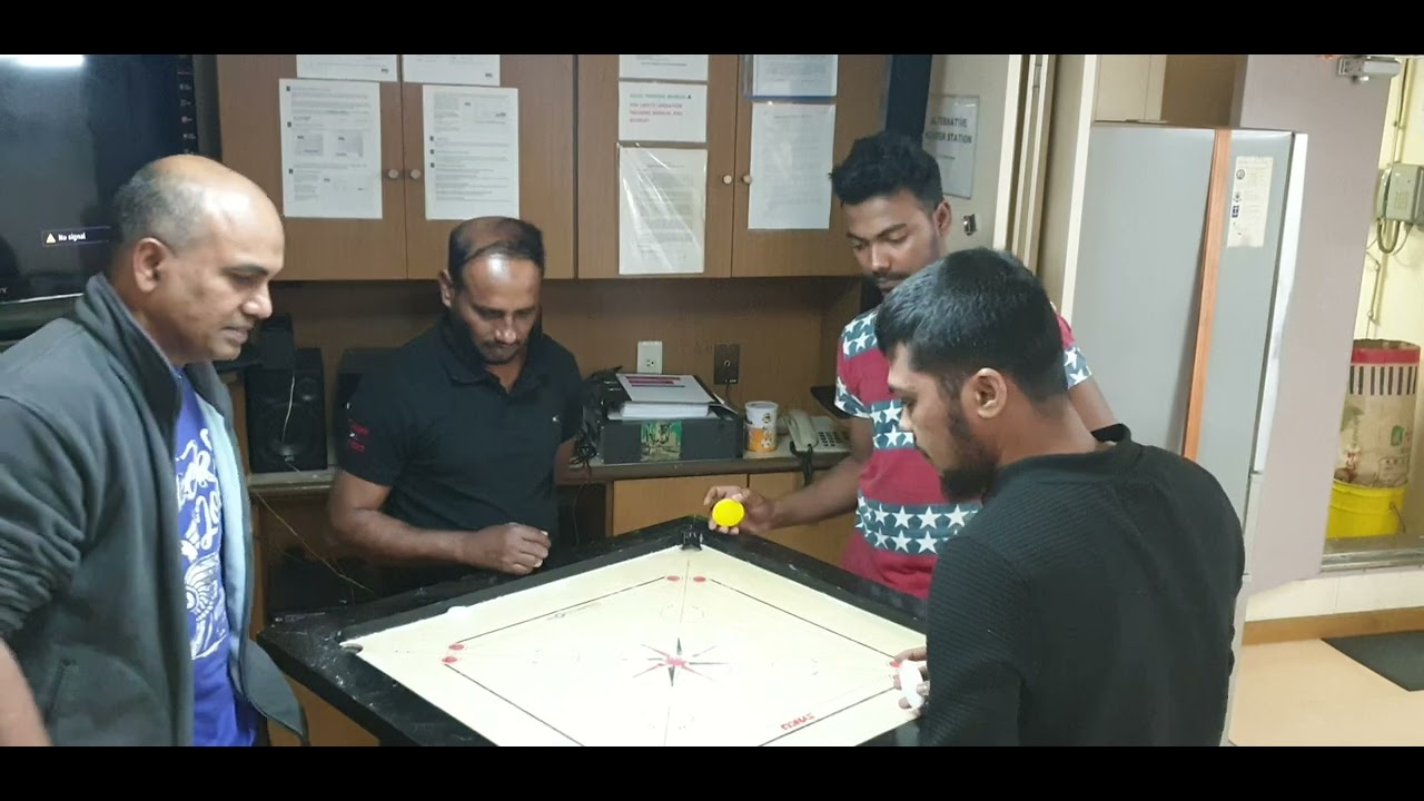Winning a carom tournament, Playing Carom Onboard, Psychological Boost ...
