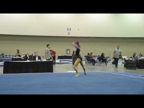 Ellie Lazzari @ 2019 JO Nationals - Floor - YouTube