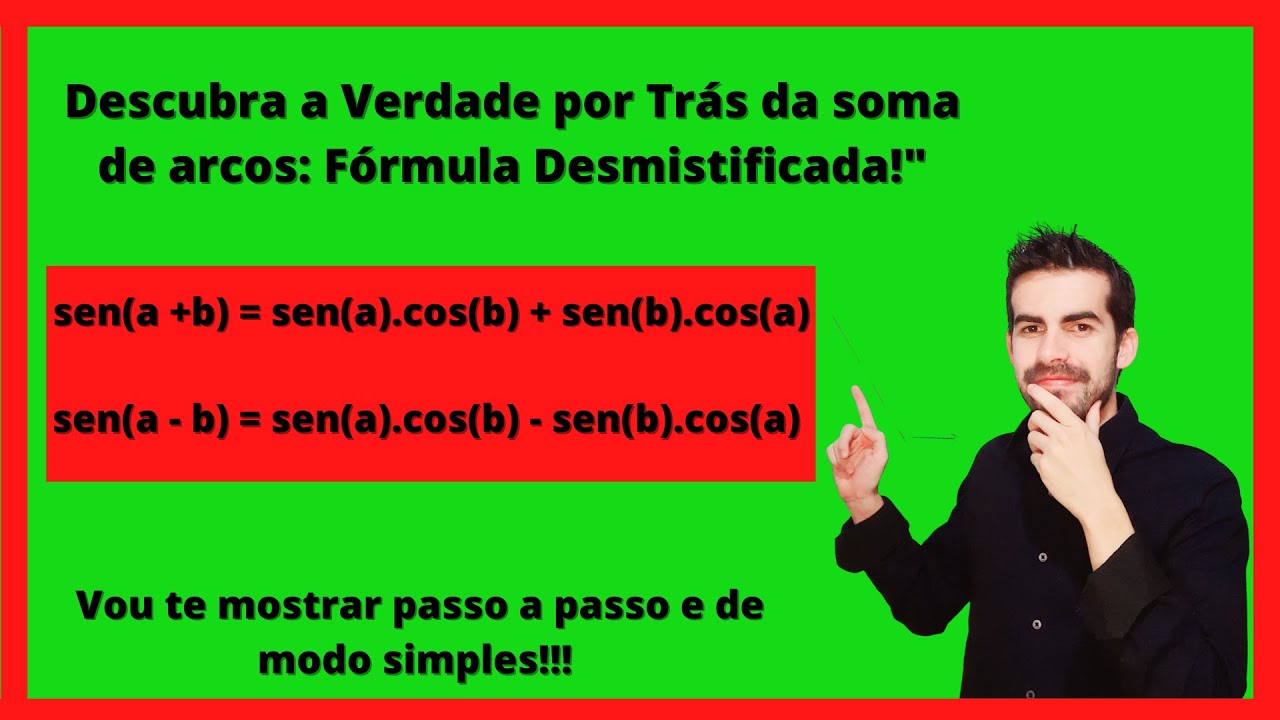 Seno da soma e da diferença de arcos - demonstração simples - YouTube